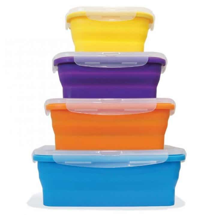 Flat Stacks Food Storage Containers - Miracle Products Canada